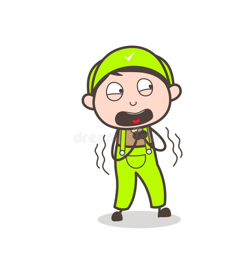 Cartoon Fearful Boy Screaming Vector Illustration Stock Illustration ... Cartoon Fearful Boy Screaming Vector Illustration Stock Illustration ...