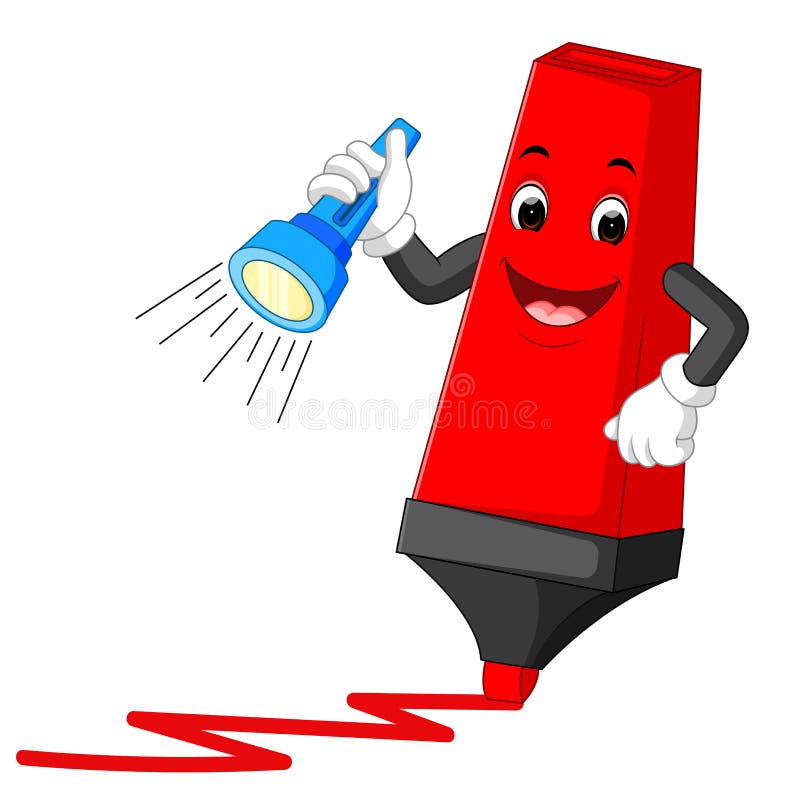 Cartoon Felt Tip Pen White Stock Illustrations – 507 Cartoon Felt Tip ...