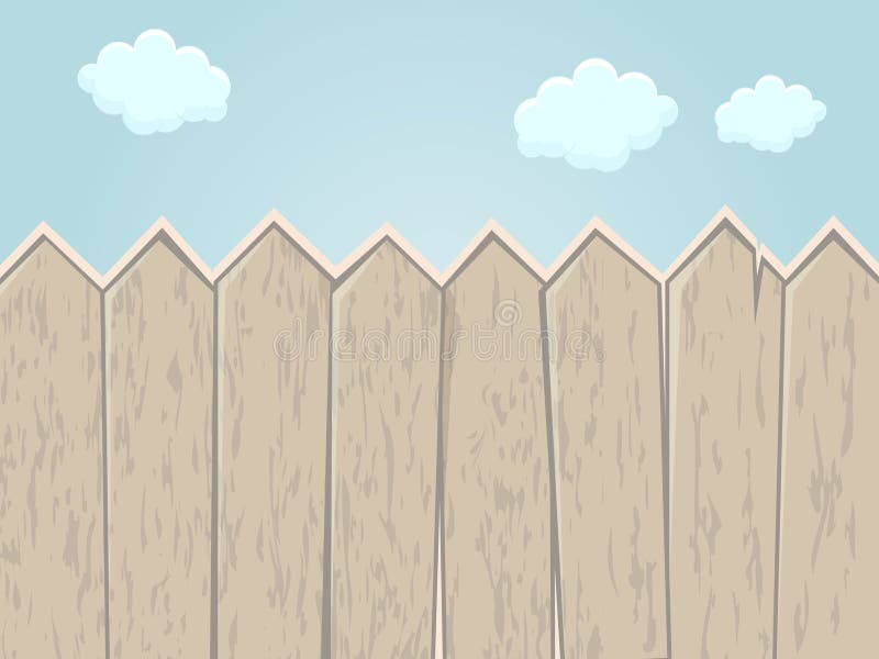 Cartoon fence stock vector. Illustration of fence, cartoon - 38976017