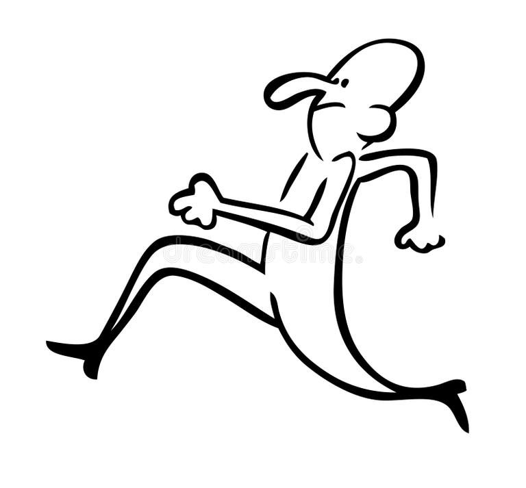 Stylized Jumping Figure Stock Illustrations – 181 Stylized Jumping ...