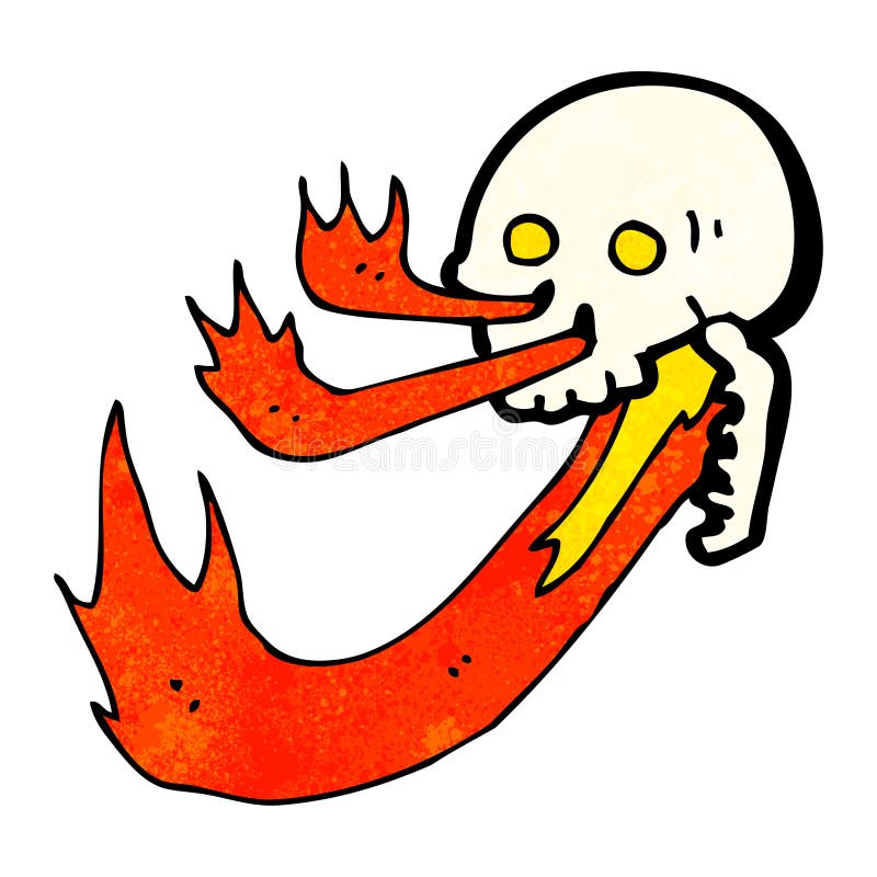 Fire Breathing Skull Cartoon Stock Illustrations – 45 Fire Breathing ...