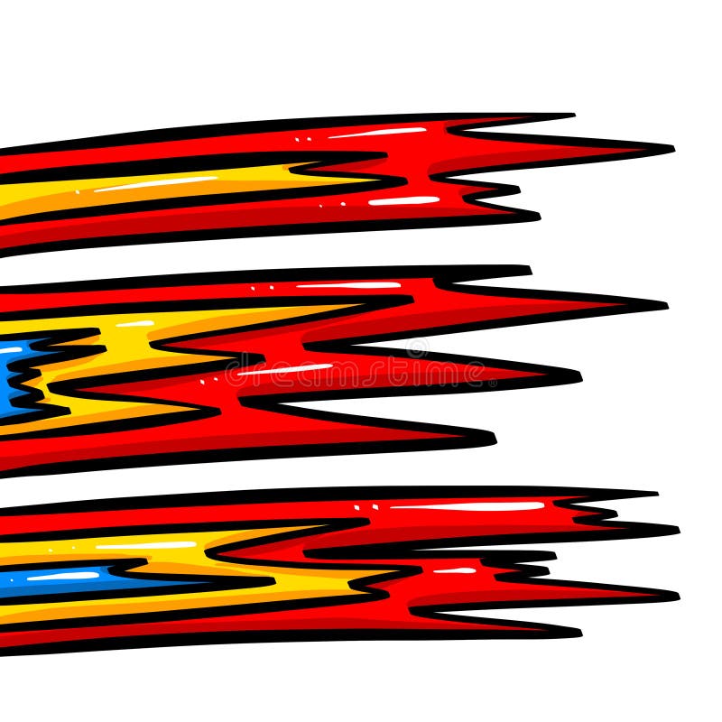 Cartoon Fire Explosion Red on White Background Like a Weapon Being ...