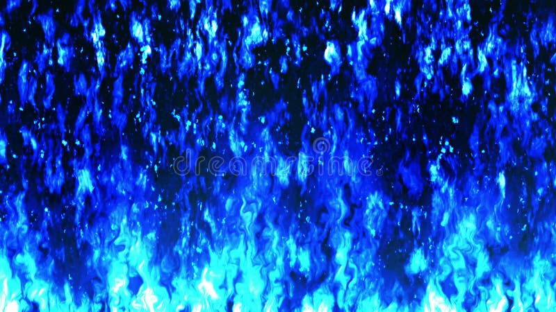 Comic Cartoon Pattern of Burning Fire Flames on Black Background ...