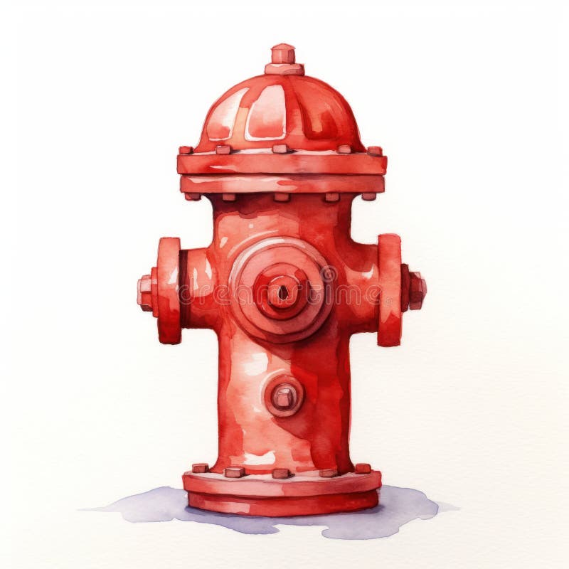 Cartoon Fire Hydrant Clipart AI Generated Stock Illustration ...