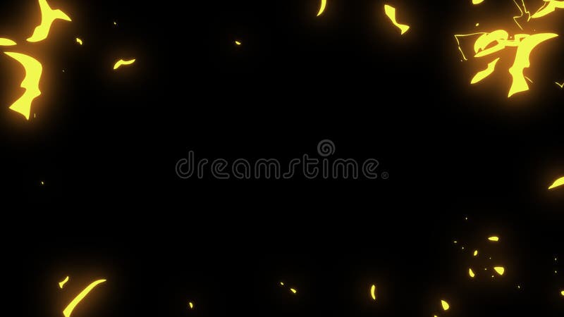 Cartoon Fire Yellow Color, Anime Graphics, Anime Fire with Alpha ...