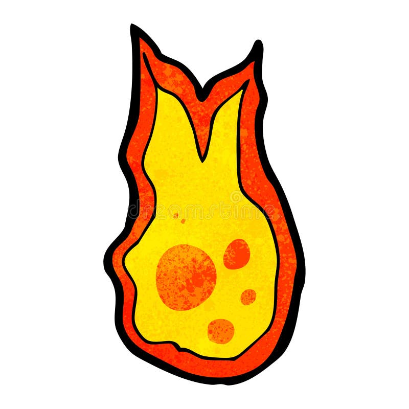Cartoon fireball stock vector. Illustration of character - 38086407