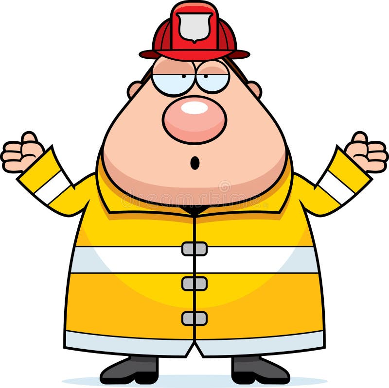 Fireman or Firefighter Illustration Stock Vector - Illustration of ...
