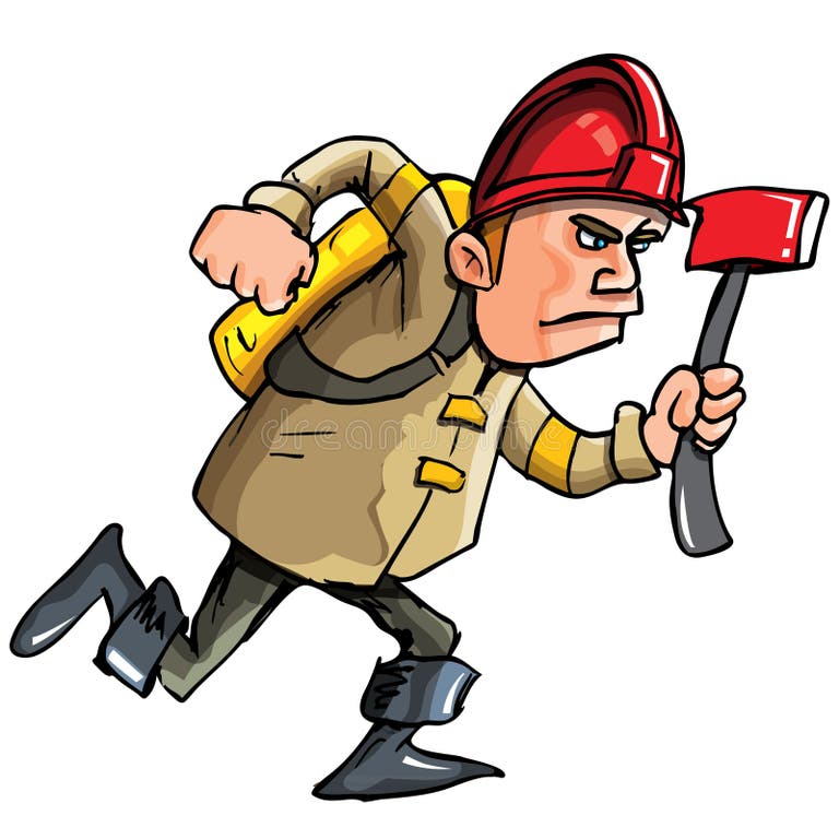 Running Firefighter Stock Illustrations – 487 Running Firefighter Stock ...