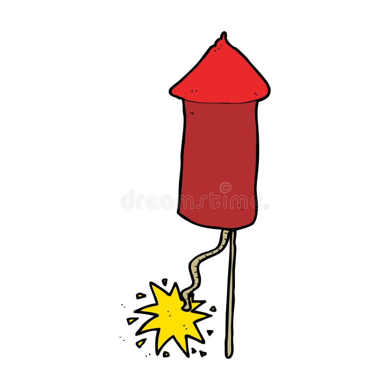 Cartoon firework stock vector. Illustration of design - 37011381
