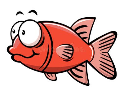 Cartoon fish stock vector. Illustration of cute, animal - 11048704