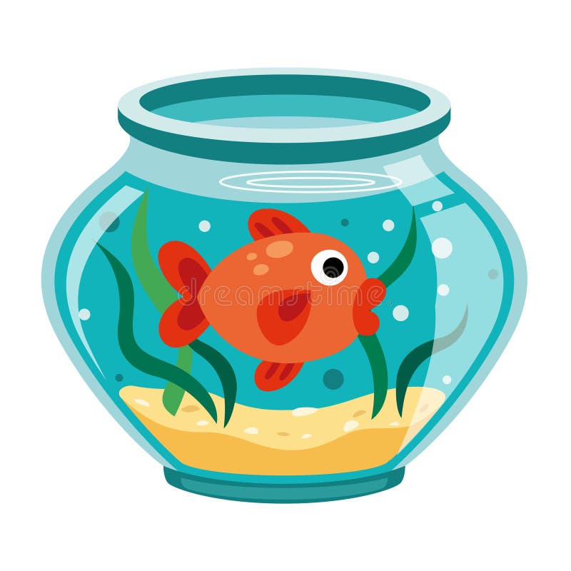 Cartoon Fish in an Aquarium Stock Vector - Illustration of ocean ...