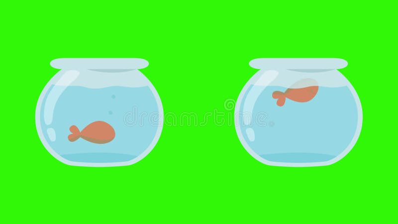 Dead Fish In Tank Cartoon