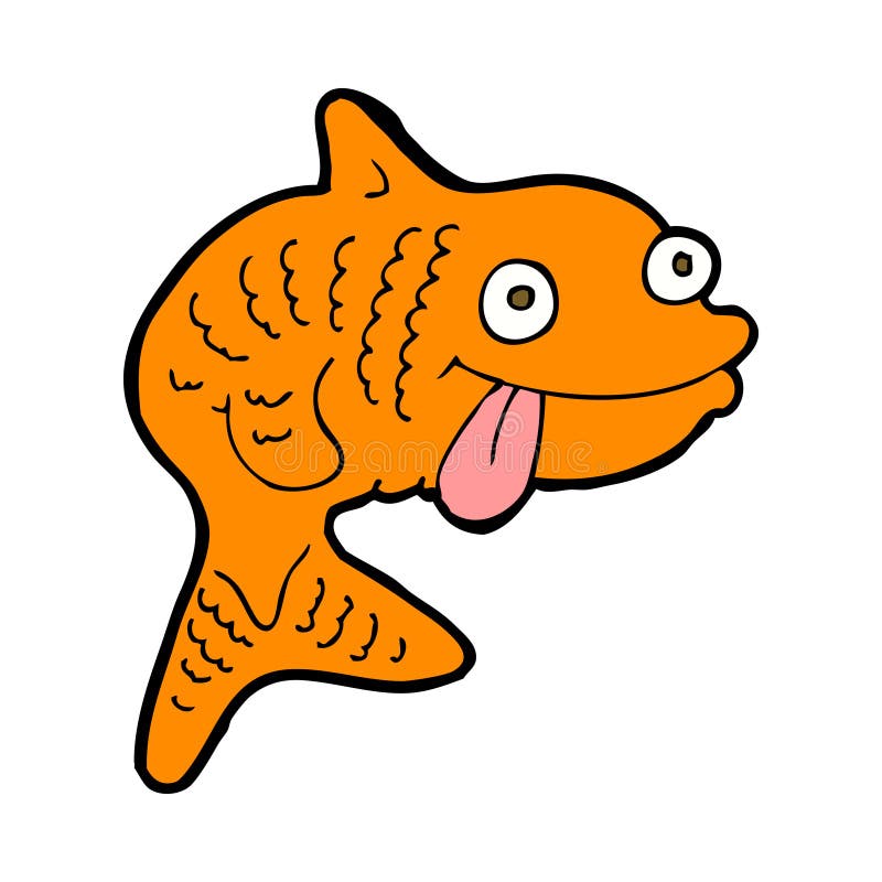 Quirky Hand Drawn Cartoon Fish - Free Photo from StockFreeImages
