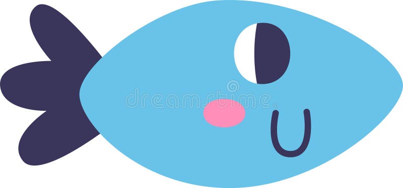 Cartoon Fish Hand Drawn stock vector. Illustration of doodle - 325382033