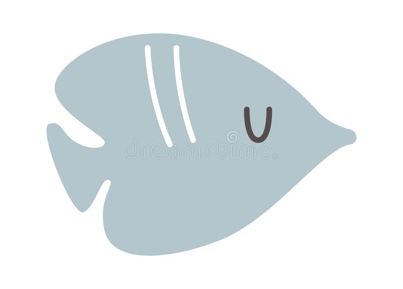 Cartoon Fish Icon stock vector. Illustration of aquarium - 278745713