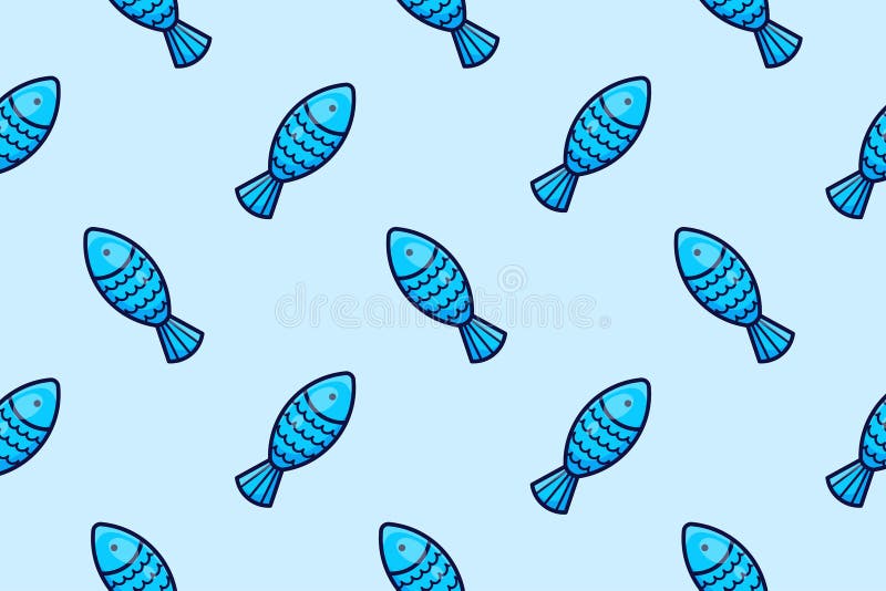 Cartoon Fish Seamless Pattern Stock Illustrations – 34,670 Cartoon Fish ...