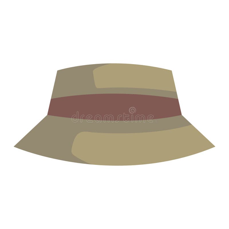 Cartoon of Fisherman Hook Hat Stock Vector - Illustration of style ...
