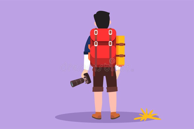 Cartoon Back View Man Stock Illustrations – 5,207 Cartoon Back View Man ...