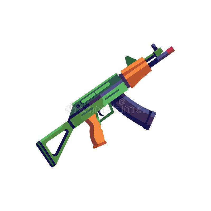 Weapon Flat Cartoon Vector Illustration Stock Illustrations – 8,792 ...
