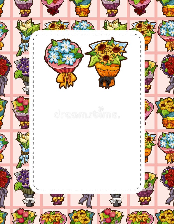 Flower card stock vector. Illustration of background - 16333251