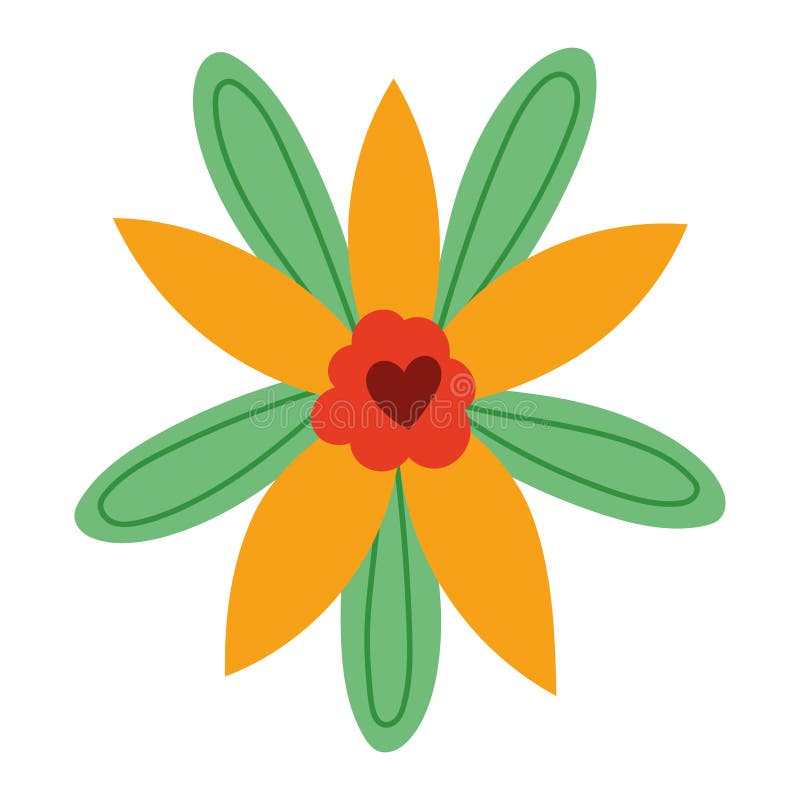Cartoon Flower Illustration Stock Illustration - Illustration of ...