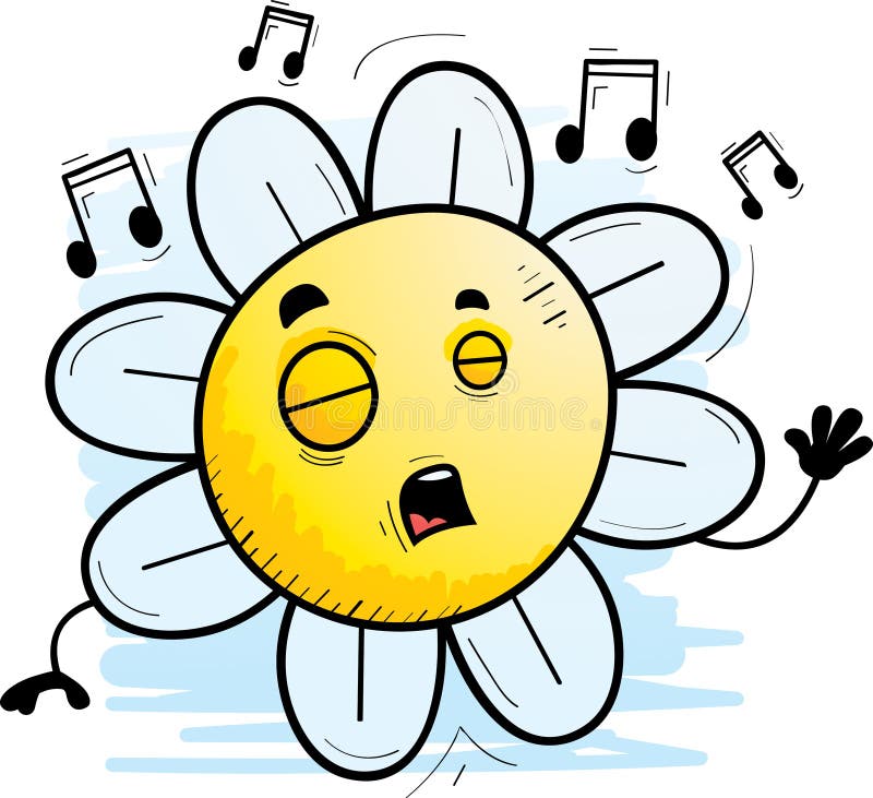 Cartoon Flower Smiling stock vector. Illustration of clip - 115758926