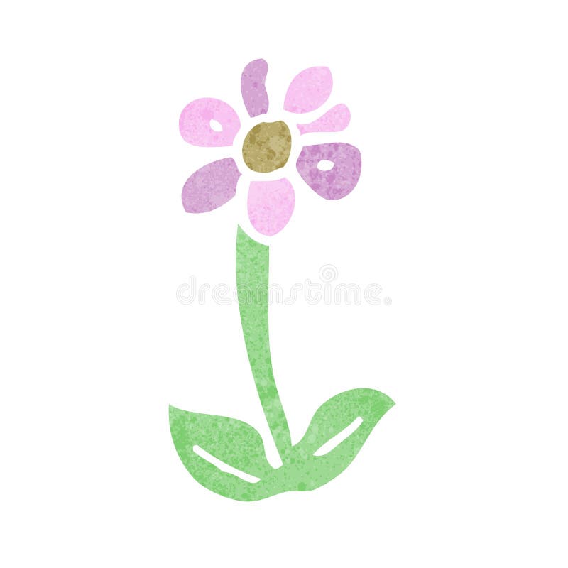 Cartoon flower symbol stock illustration. Illustration of flower - 38131785