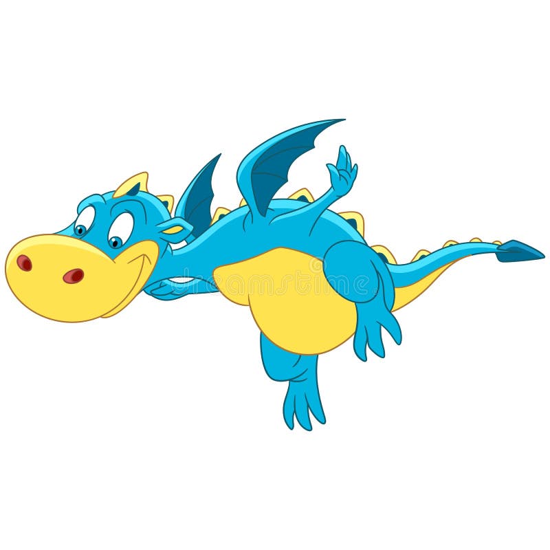 Cute Dragon Flying Stock Illustrations – 2,722 Cute Dragon Flying Stock ...