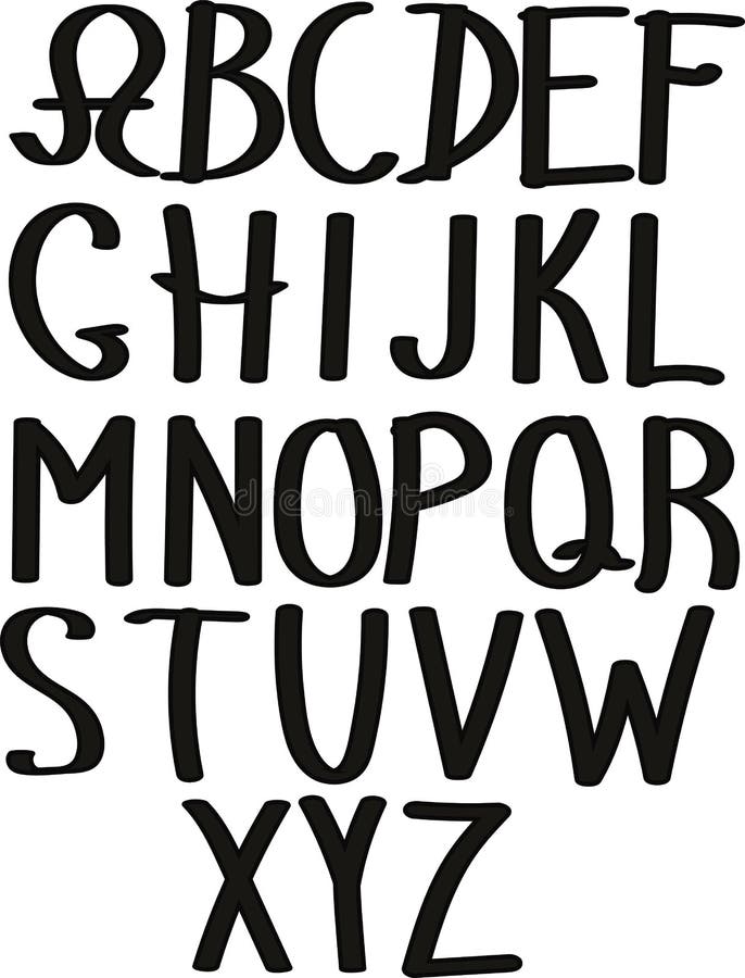 Cartoon font stock vector. Illustration of cute, doodle - 70443446