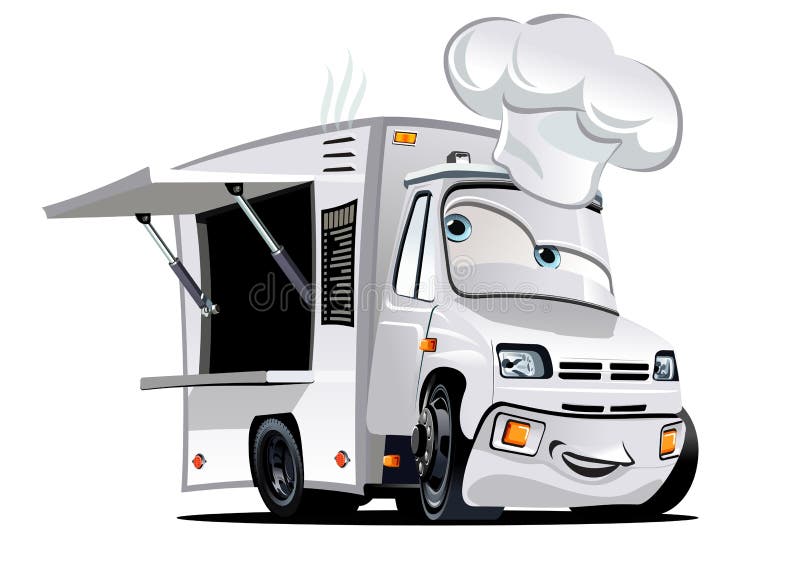 Food Truck Cartoon Stock Illustrations – 10,457 Food Truck Cartoon ...