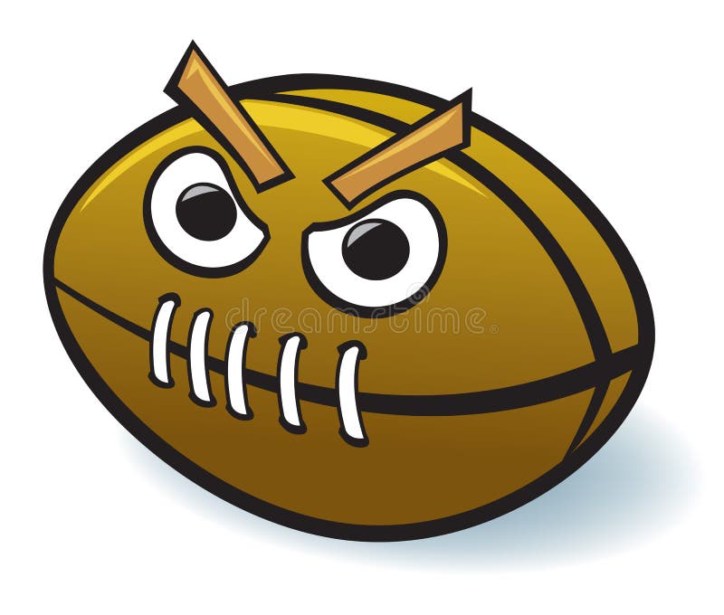 Angry Football Face