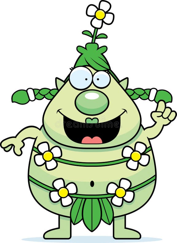 Cartoon Forest Sprite Idea stock vector. Illustration of person - 51088498