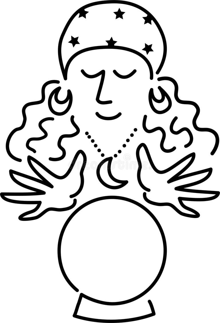 Cartoon Fortune Teller Stock Illustrations – 1,723 Cartoon Fortune ...