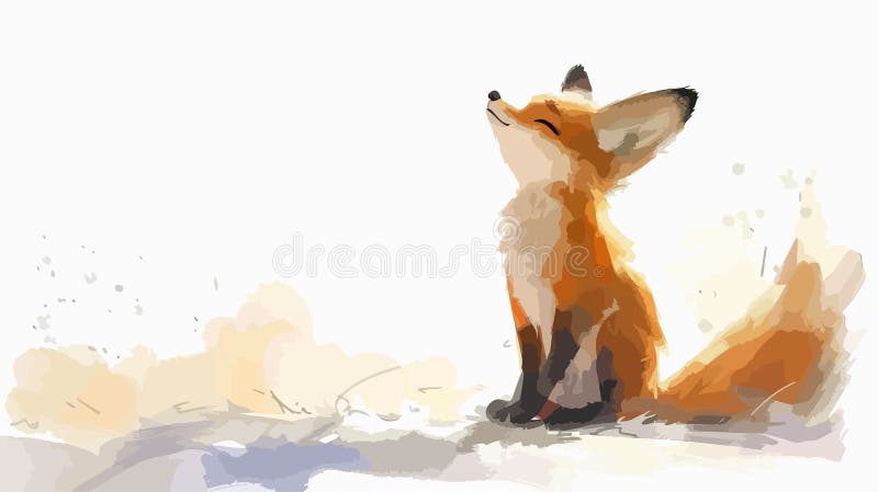 Cartoon Fox Animation Vector Illustration for Creative Projects Stock ...