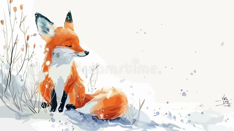 Cartoon Fox Animation Vector Illustration for Creative Projects Stock ...