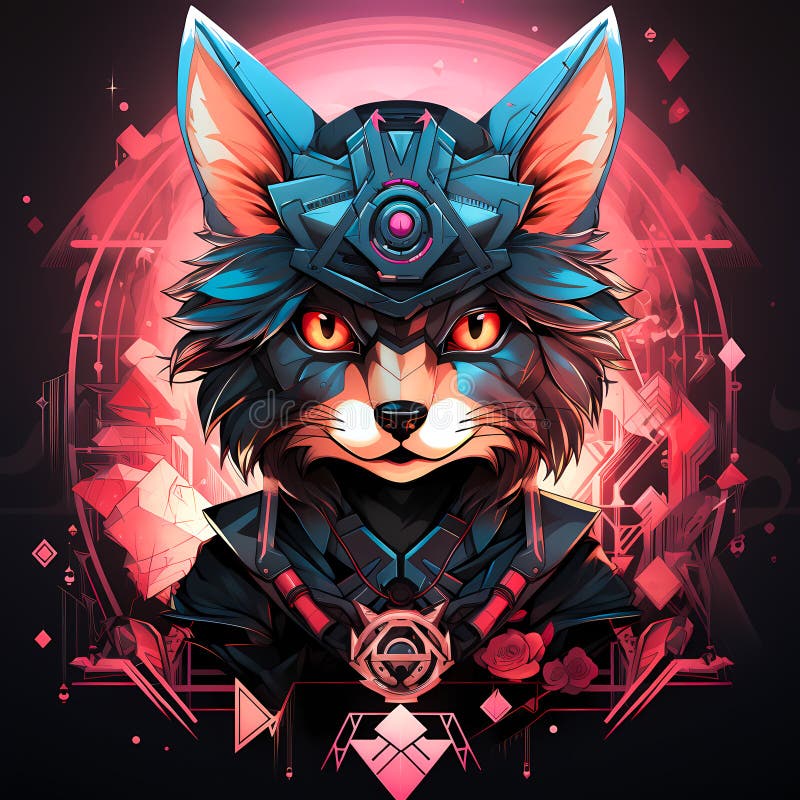 Cartoon fox stock illustration. Illustration of costume - 287670302