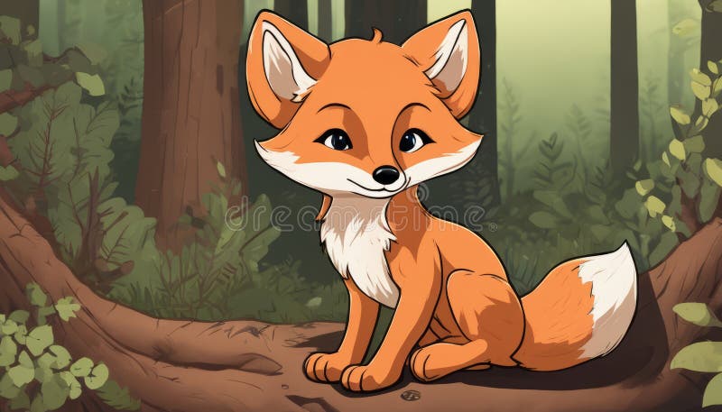 Fox Whimsical Woods Stock Illustrations – 22 Fox Whimsical Woods Stock ...