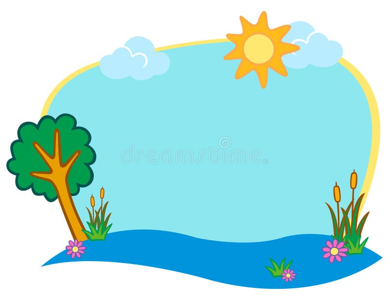 Cartoon frame stock vector. Illustration of frame, pretty - 17416799