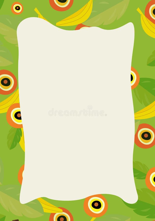 Cartoon Frame Natural Theme Background Stock Illustrations – 1,018 ...