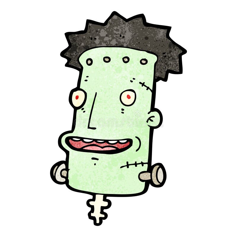 Cartoon Frankenstein Monster,head Stock Vector - Illustration of ...