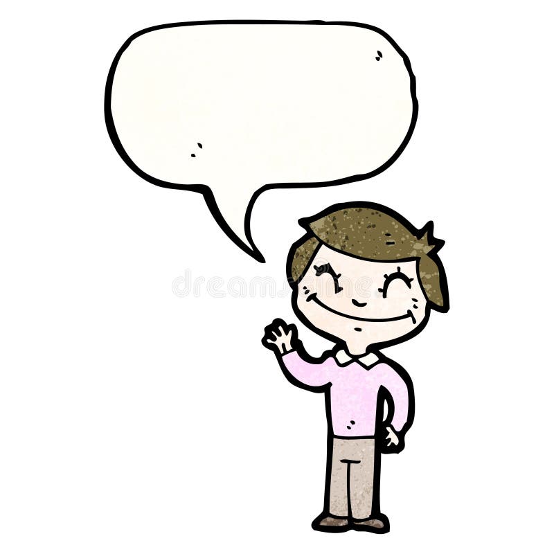 Cartoon friendly boy stock vector. Illustration of clip - 38044868