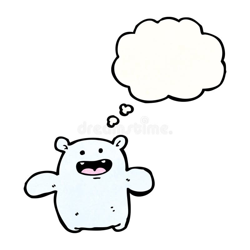 Cartoon friendly monster stock vector. Illustration of cloud - 38024762