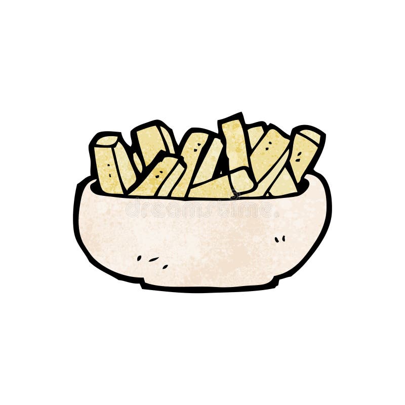 Cartoon fries, stock vector. Illustration of cartoon - 38043457
