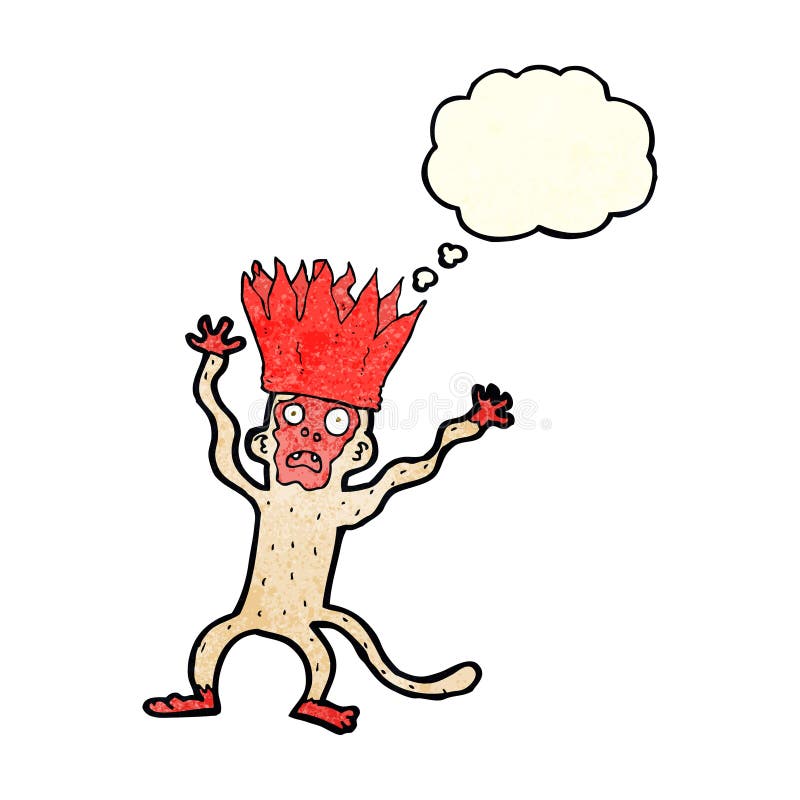 Cartoon Scared Monkey Stock Illustrations – 88 Cartoon Scared Monkey ...