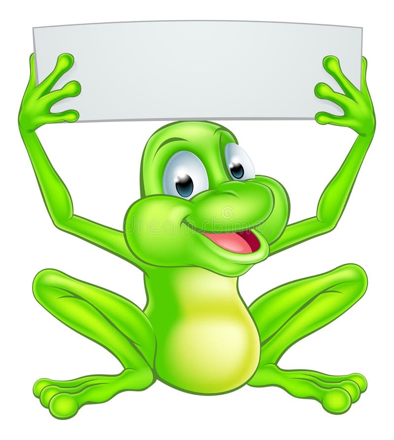 Blank Frog Sign Stock Illustrations – 360 Blank Frog Sign Stock ...