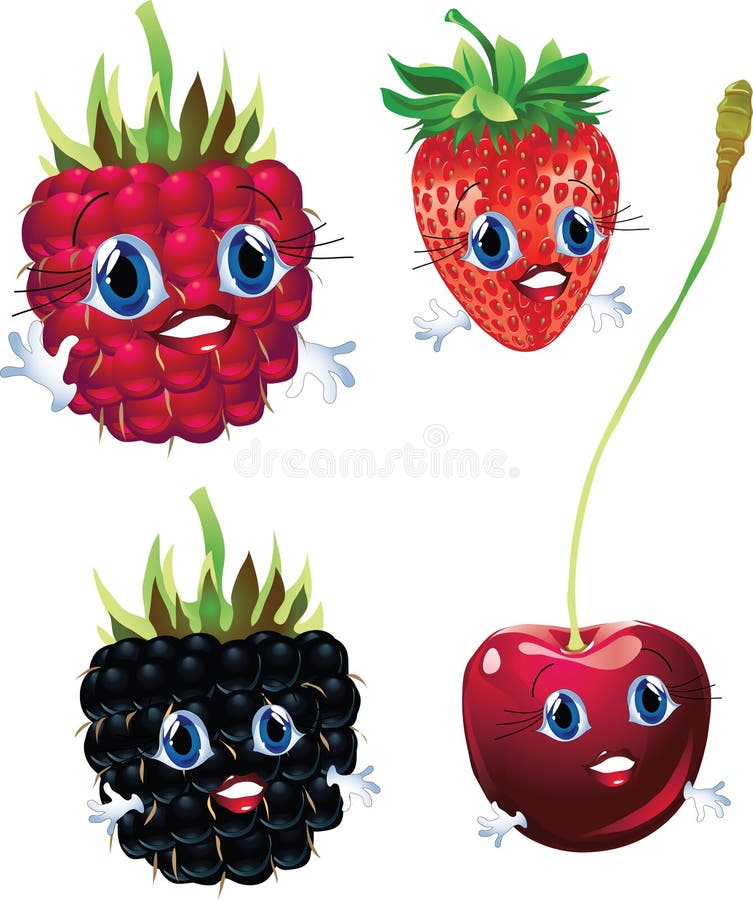 Cartoon Raspberry Stock Illustrations – 17,204 Cartoon Raspberry Stock ...