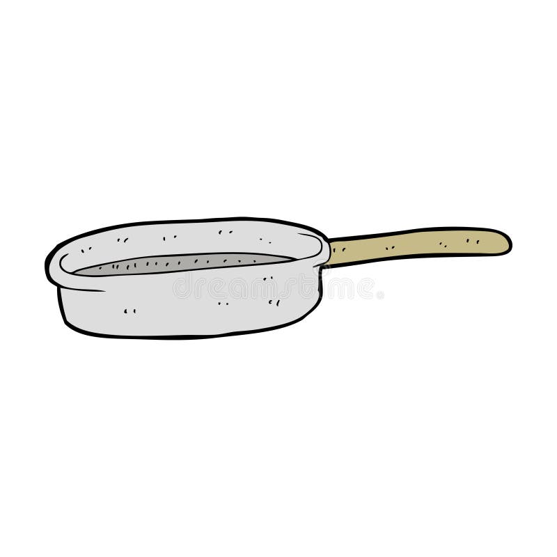 Cartoon frying pan stock vector. Illustration of design - 37018814