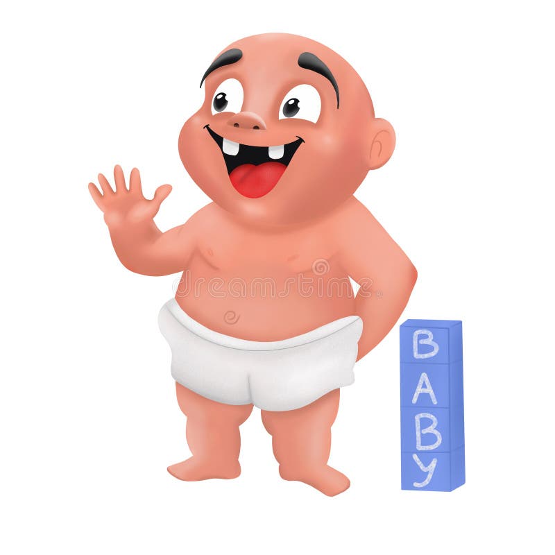 Cartoon Funny Bone, Character Design, Vector Illustration Stock Vector ...