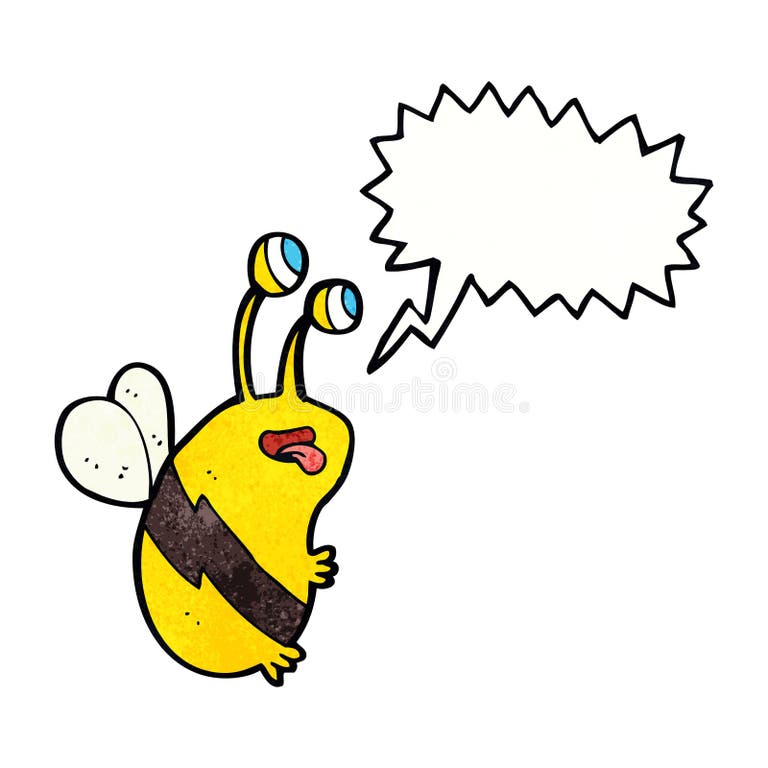 Cartoon Funny Bee Speech Bubble Stock Illustrations – 298 Cartoon Funny ...