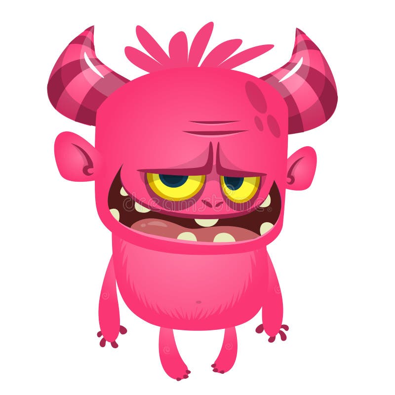 Cartoon Funny Devil Laughing. Vector Illustration for Halloween Stock ...